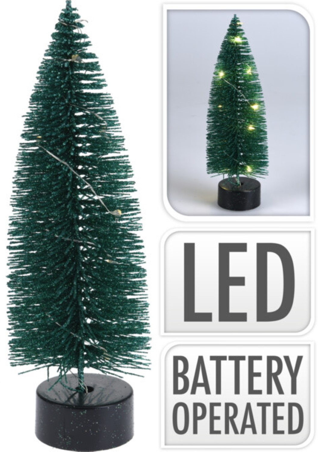 Julgran led 17 cm 10 x led - YepOrder.se webbutik