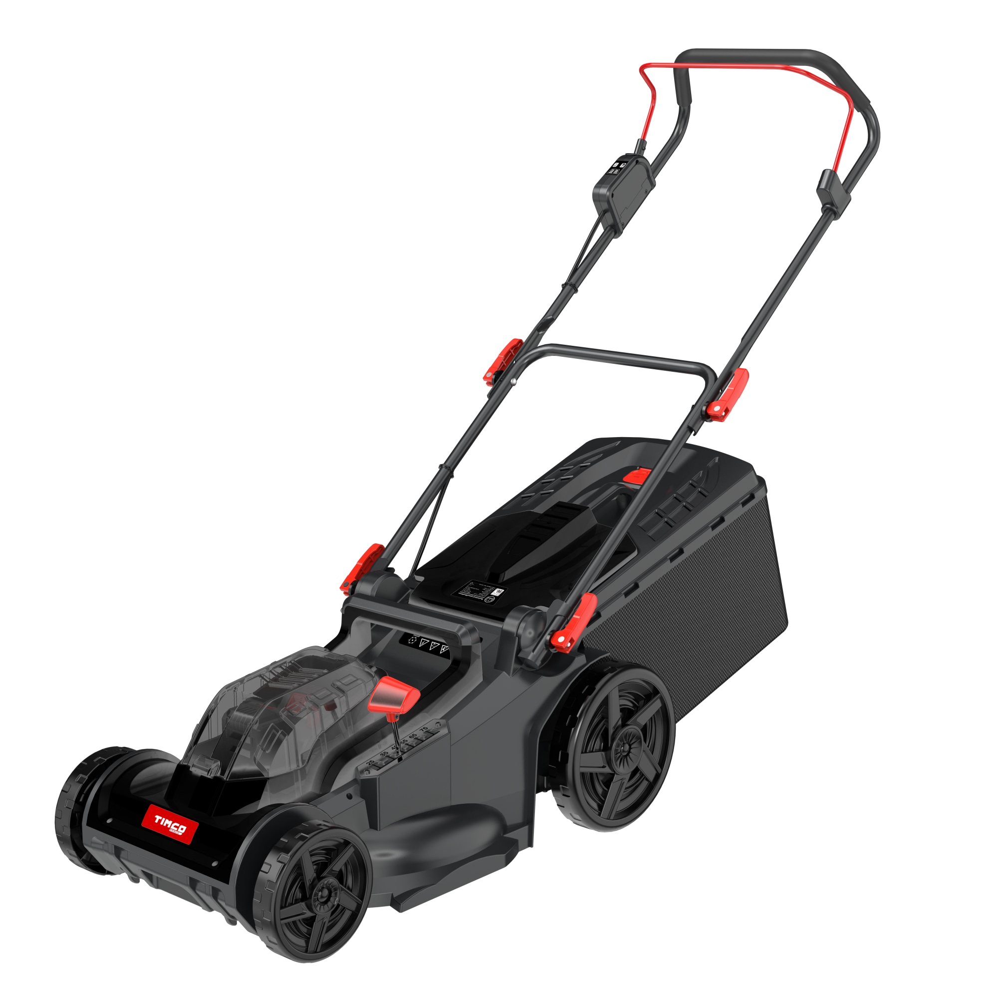 Timco Dual 2x18V ram för sladdlös gräsklippare Batteri och laddare ...