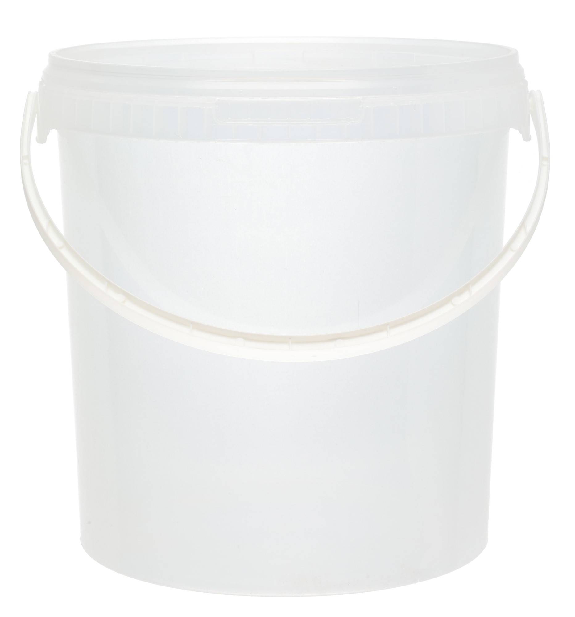 Hink 10 liter med lock Genomskinlig - YepOrder.se webbutik