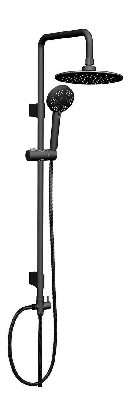 Regndusch set Select Black Snyggt svart duschset - YepOrder.se webbutik