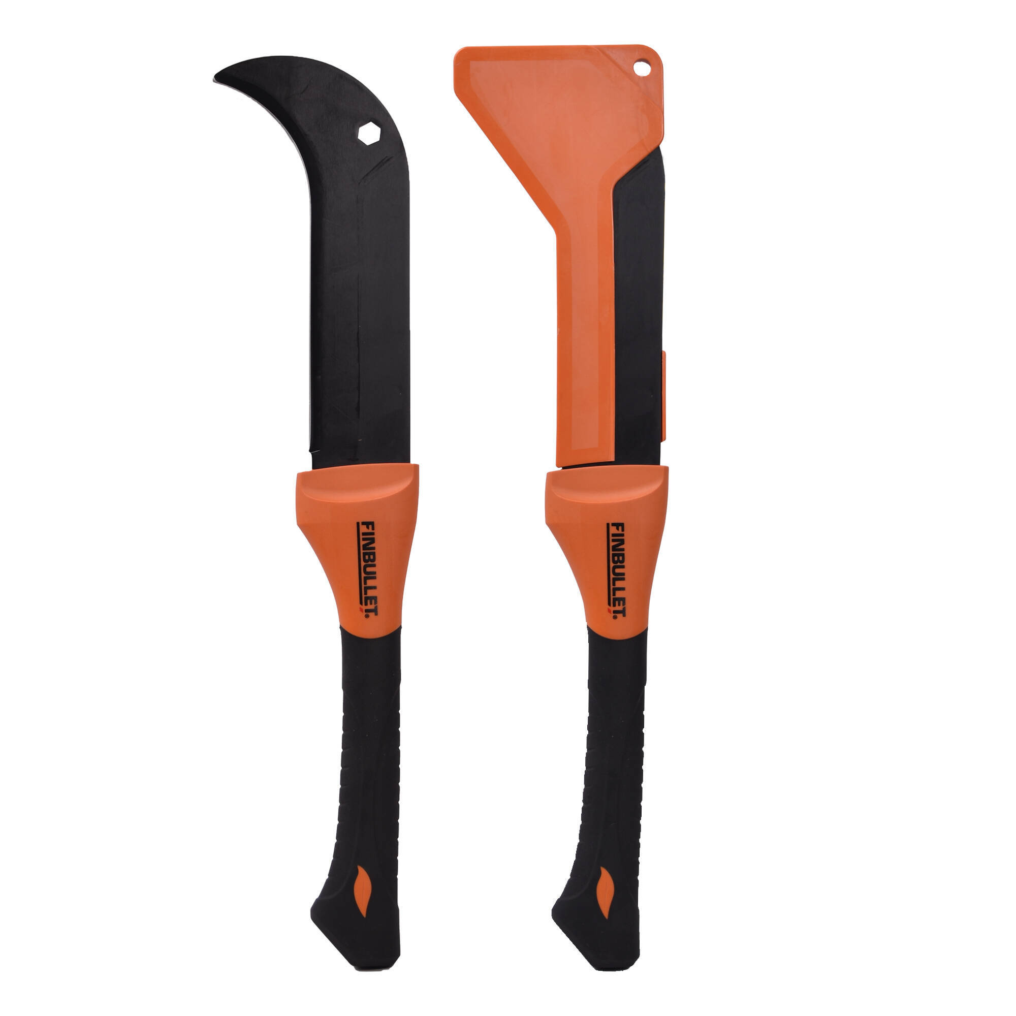 Röjkniv 505 mm rostfritt stål Med bladskydd - YepOrder.se webbutik